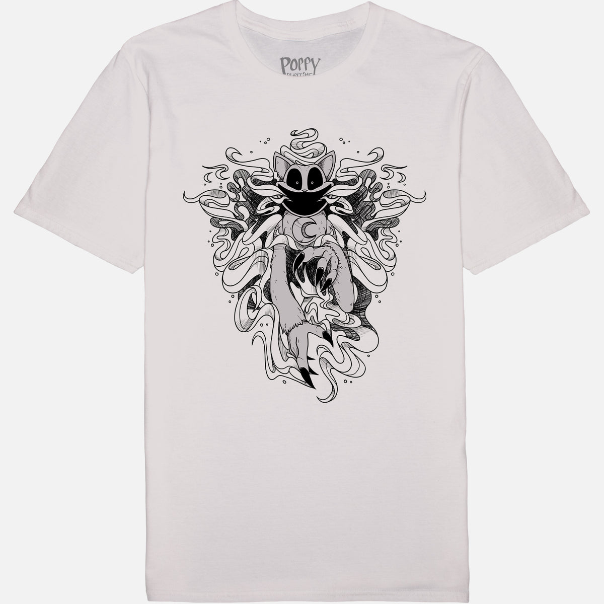 Monster CatNap Gas Gray Tee – Poppy Playtime Official Store