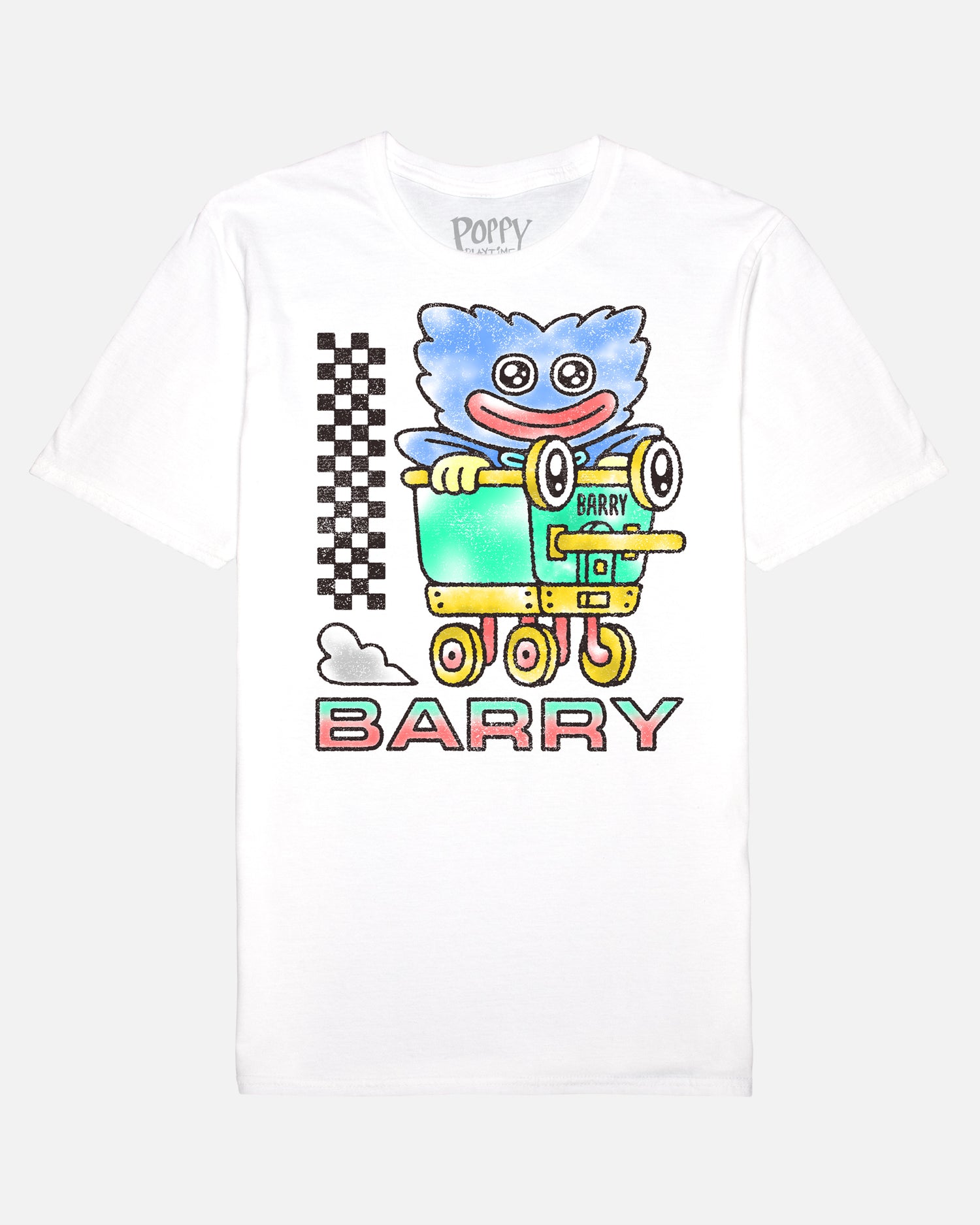 Barry Cart White Tee – Poppy Playtime Official Store