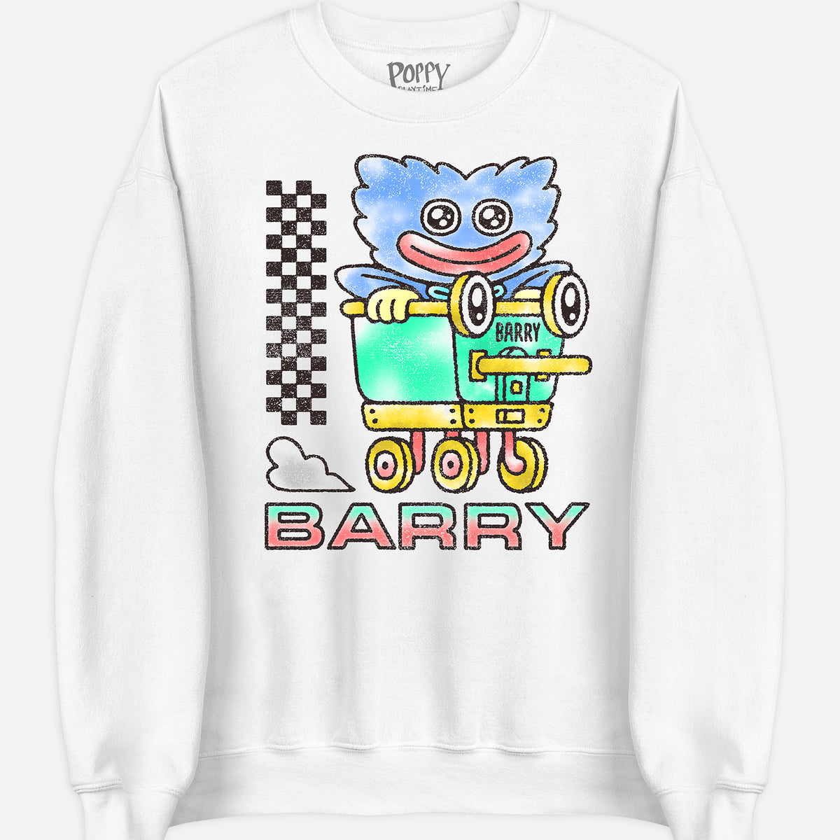 Barry Cart White Pullover – Poppy Playtime Official Store