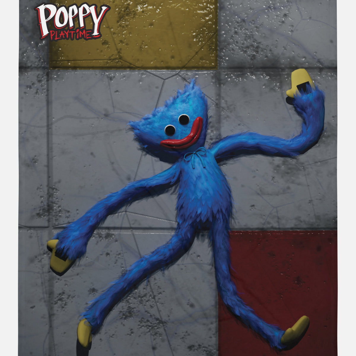 Smiling Huggy Wuggy Blanket – Poppy Playtime Official Store