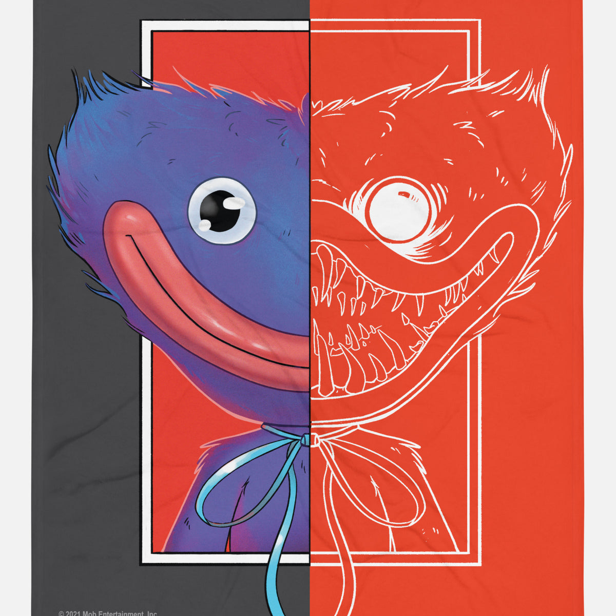 Good and Evil Huggy Wuggy Blanket – Poppy Playtime Official Store