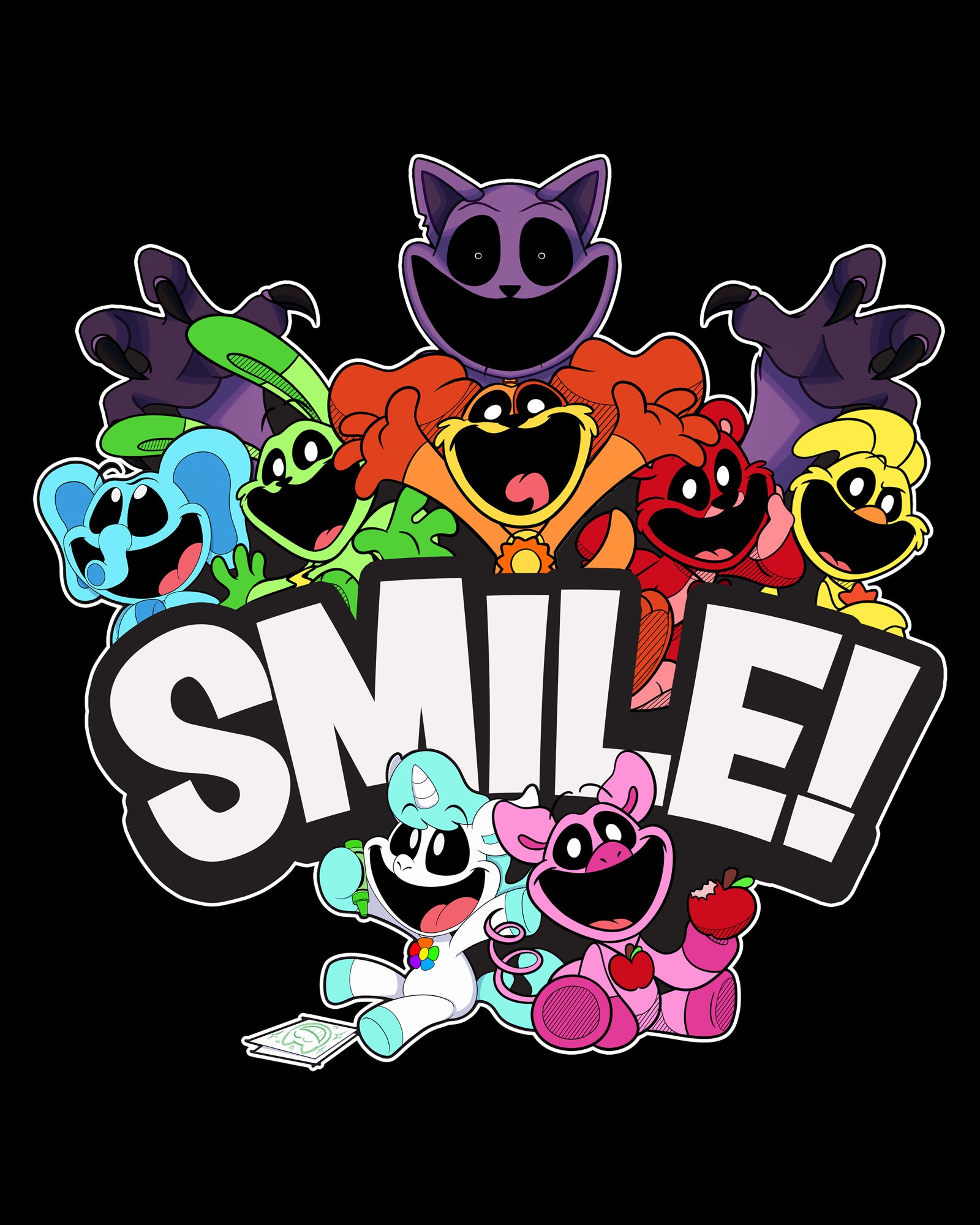 Smiling Critters Smiling Tee – Poppy Playtime Official Store