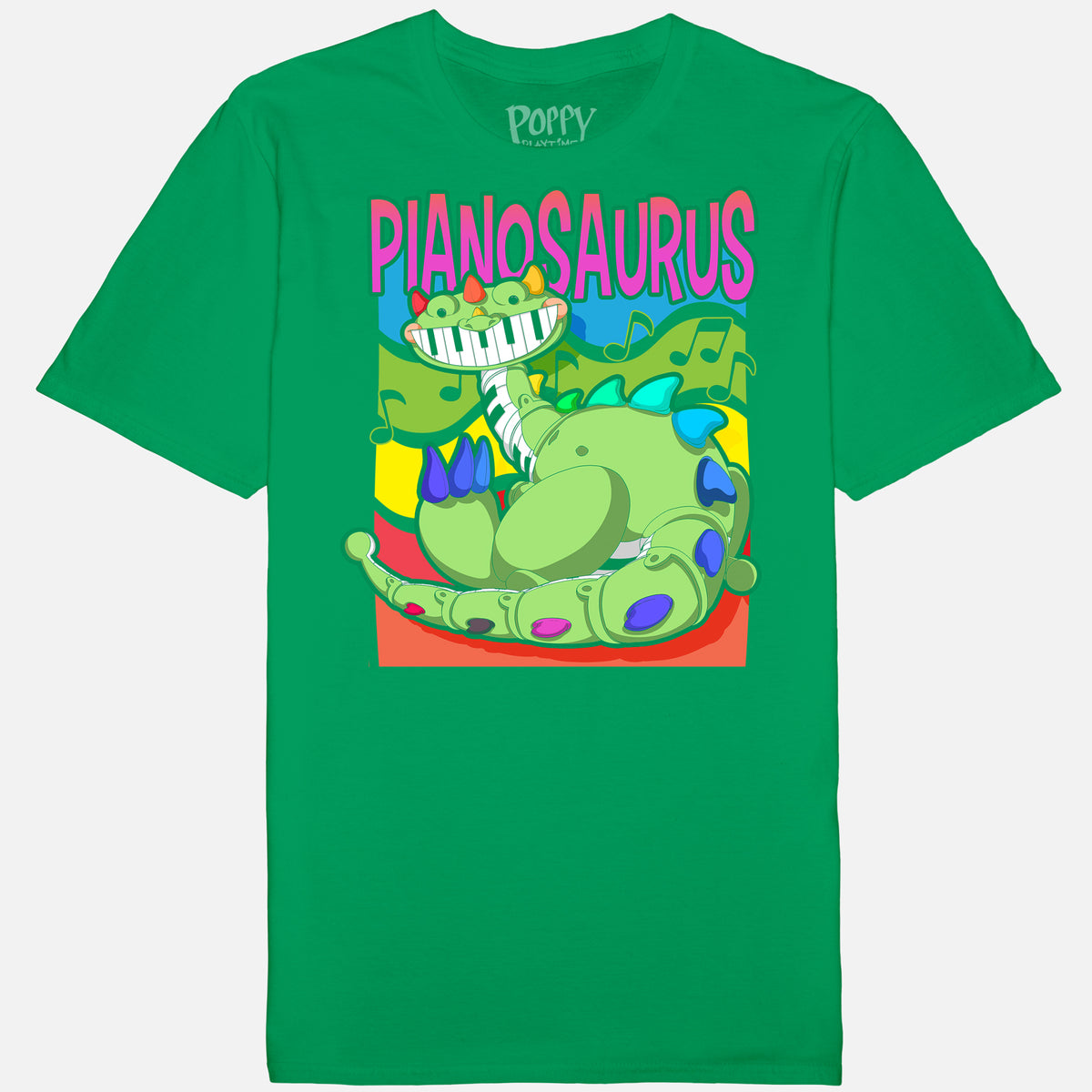 Pianosaurus Green Tee – Poppy Playtime Official Store