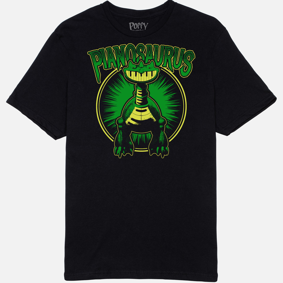 Pianosaurus Black Tee – Poppy Playtime Official Store