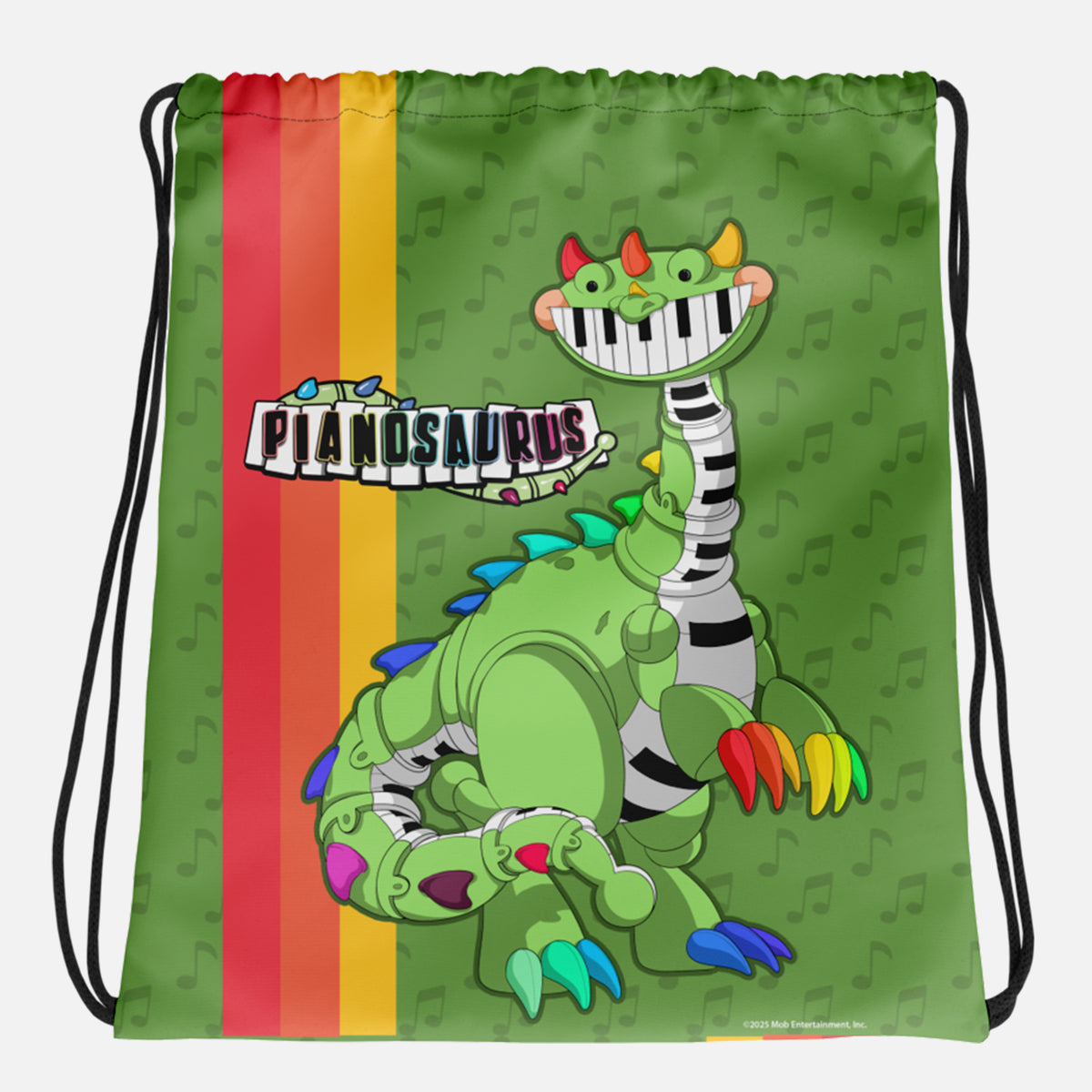 Pianosaurus Green Drawstring Bag – Poppy Playtime Official Store