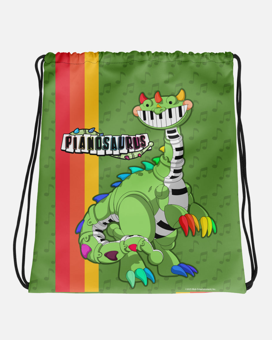 Pianosaurus Green Drawstring Bag – Poppy Playtime Official Store